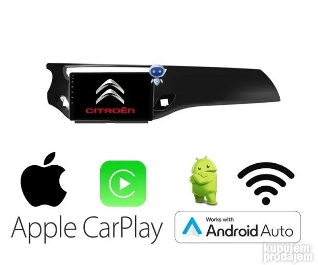 Multimedija navigacija citroen c3 android,car play crna - KupujemProdajem