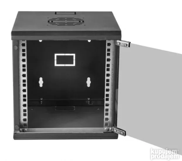 Rek orman 6U 10inca 300mm CRNI 503 - KupujemProdajem