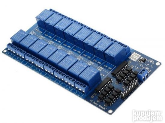Arduino relejni modul 5V (16 kanala) - KupujemProdajem
