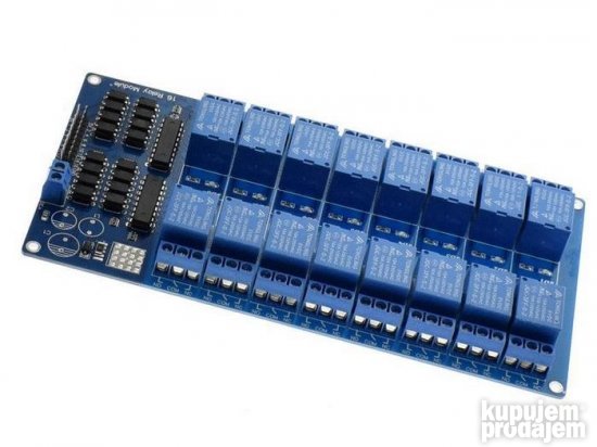 Arduino relejni modul 5V (16 kanala) - KupujemProdajem