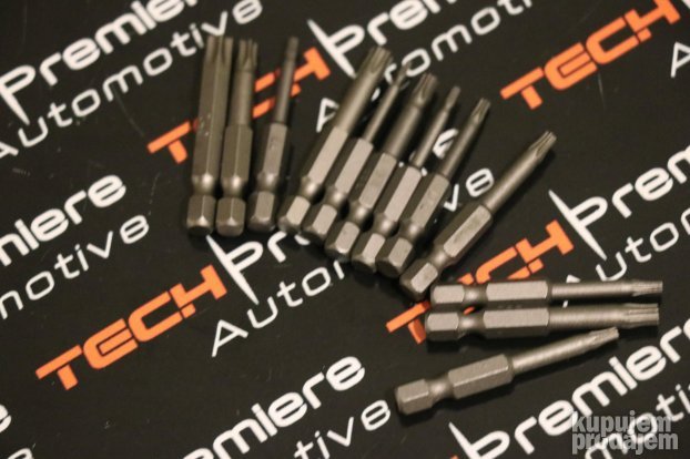 TORX bitovi T5 - T40 šestougaoni SET 12 KOMADA 50mm - KupujemProdajem