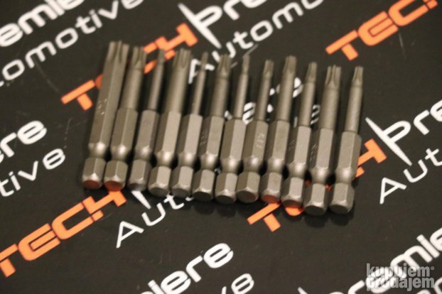 TORX bitovi T5 - T40 šestougaoni SET 12 KOMADA 50mm - KupujemProdajem