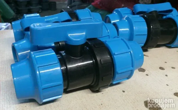 Ventil sa spojnicama 6/4 cola (f-50) za okiten pvc na kuglu - KupujemProdajem