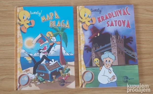 Tviti,bakica,mačak Silvester Kradljivac satova i Mapa blaga ...