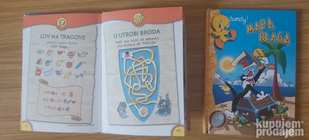 Tviti,bakica,mačak Silvester Kradljivac satova i Mapa blaga ...