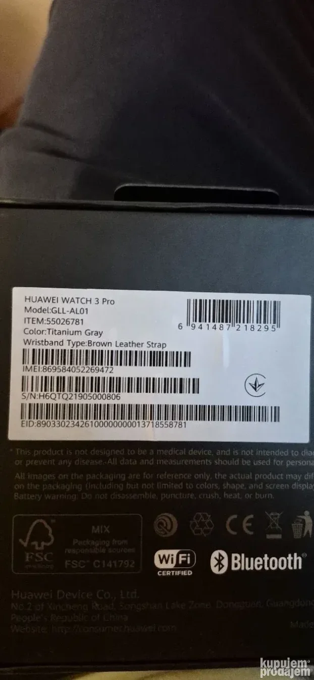 Huawei Watch 3 Pro Titanium - KupujemProdajem