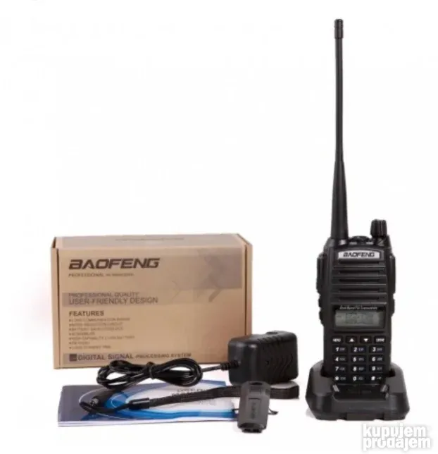 dual band uv82 Toki voki BAOFENG radio stanica visekanalna - KupujemProdajem