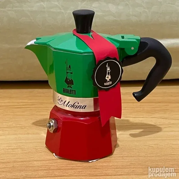 Bialetti moka pot express TRICOLORE Mokina aparat za kafu - KupujemProdajem