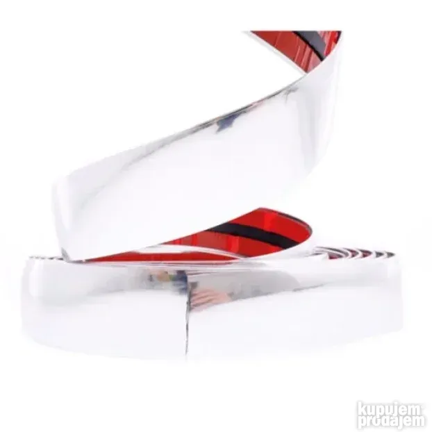 Dekorativna traka, lajsna, hrom, 40mm 5m Carmotion 63775 - KupujemProdajem