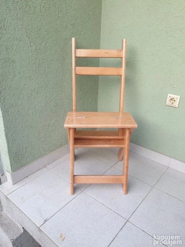 Stolica ili merdevina sa tri stepenika - KupujemProdajem