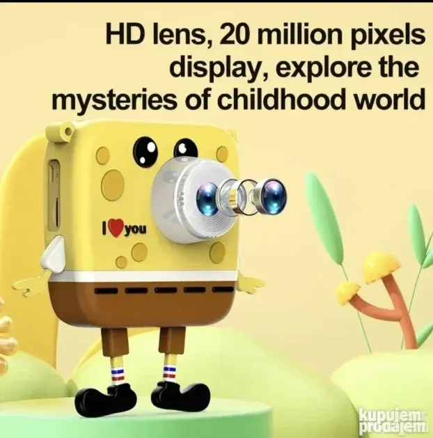 Fotoaparat Sundjer Bob Deciji fotoaparat Sundjer Bob foto - KupujemProdajem