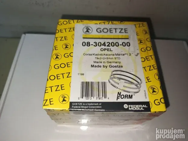 Karike Opel Kadett C,D,E, 1.2 OHV, Goetze 08-304200-00 - KupujemProdajem
