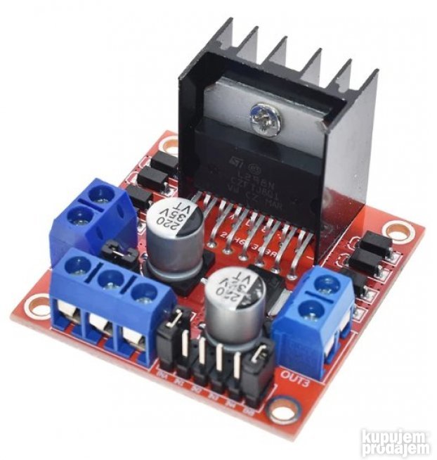 L298N motor kontroler Dual H Bridge - Arduino - KupujemProdajem