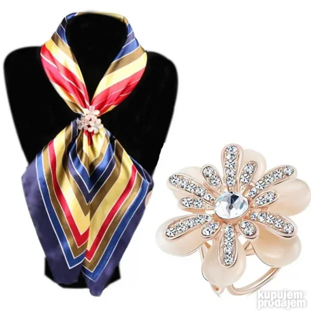 Cvet elegancije- ukrasni broš za marame - KupujemProdajem