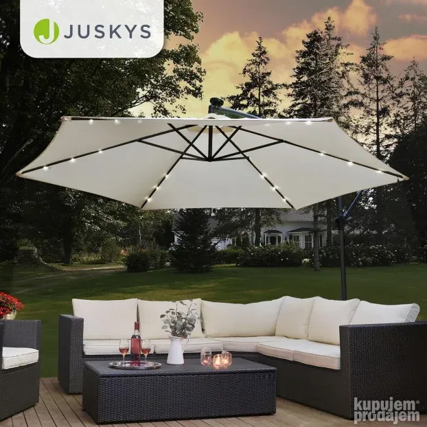 Suncobran sa led svetlom Suncobrani Tenda 350cm - KupujemProdajem
