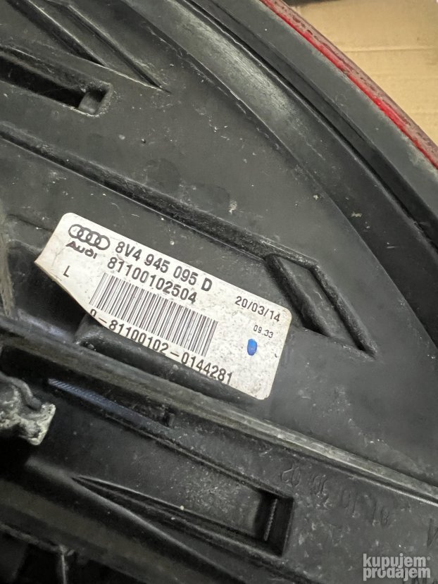Audi A3 levo LED stop svetlo,model sa 5 vrata 8V4 945 095 D ...