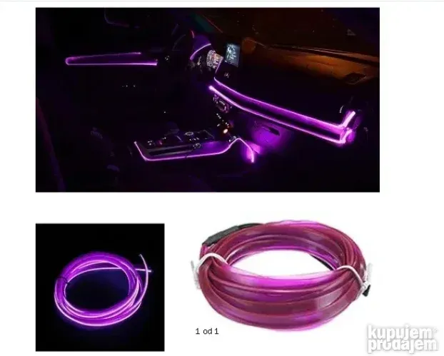 LED NITI dekorativno svetlo za enterijer LJUBIČASTA - KupujemProdajem