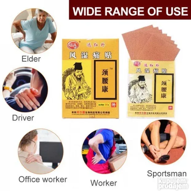 Flasteri za bol u donjem delom leđa ili za reumatske bolove ...