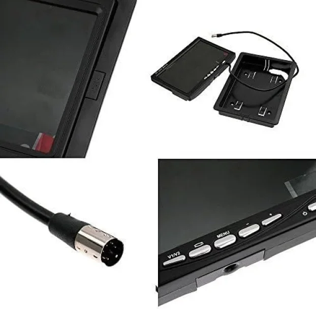 7inch TFT LCD Auto Monitor 800x480 2AV Daljinski Postolje - KupujemProdajem