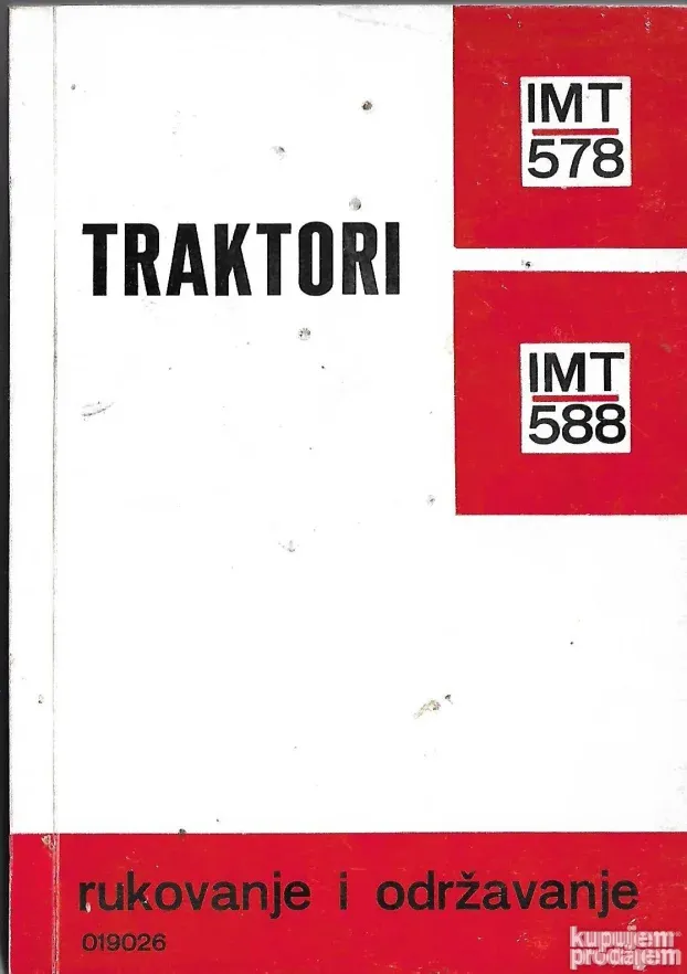 IMT 578 588 Uputstvo - KupujemProdajem