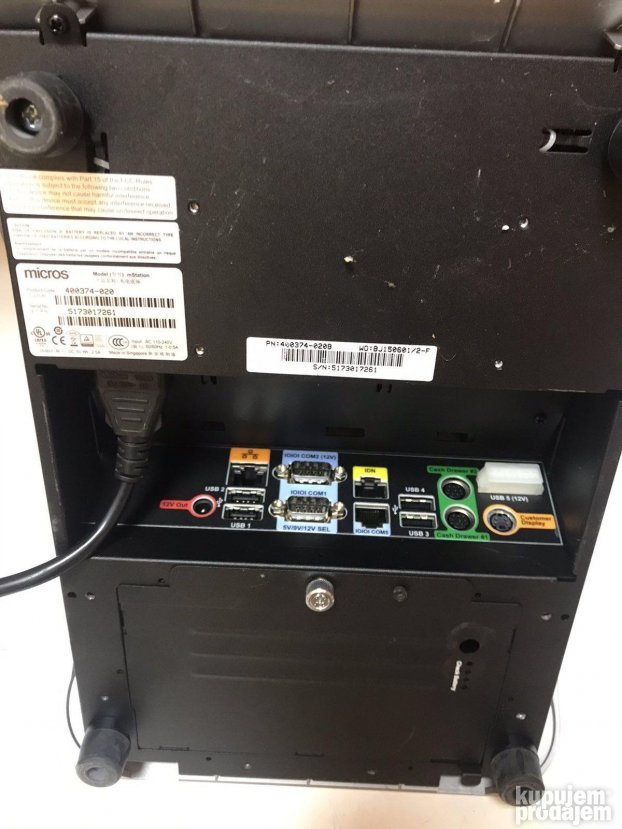 Micros Tablet i mStation Terminal POS Tablet sa postoljem ...