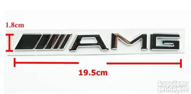AMG oznaka za gepek Mercedes tip 1 - KupujemProdajem
