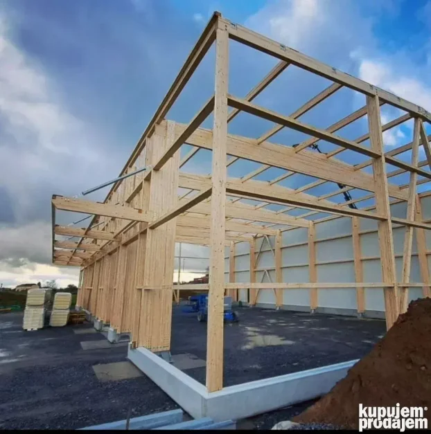 Drvene montažne konstrukcije - KupujemProdajem