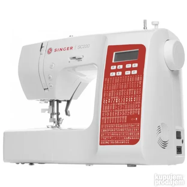 SINGER SC220-RD Sewing machine white / red - KupujemProdajem