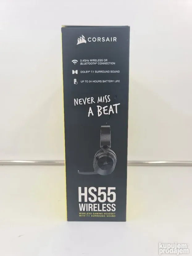 Corsair HS55 Wireless Gaming slusalice /PC/MAC/PS4/PS5/ NOVO ...