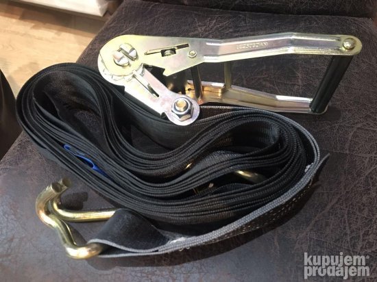 Spaner zatezac sa trakom od 8 m Crni NOvo - KupujemProdajem