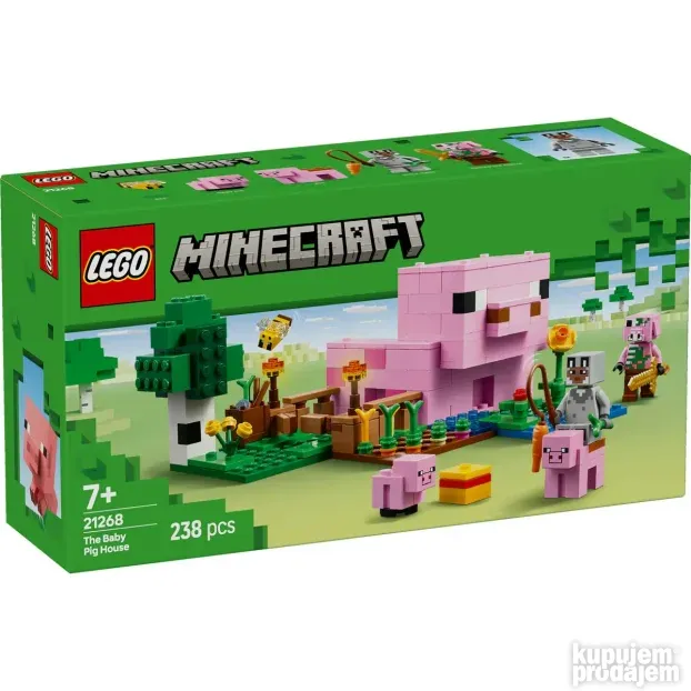 LEGO Minecraft 21268 Kuća prase - KupujemProdajem