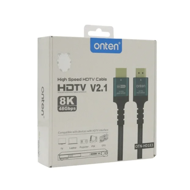 Kabal pleteni HDMI 8K 60Hz sa HDMI 2.1 8K 60Hz 48Gbps alu 3m ...