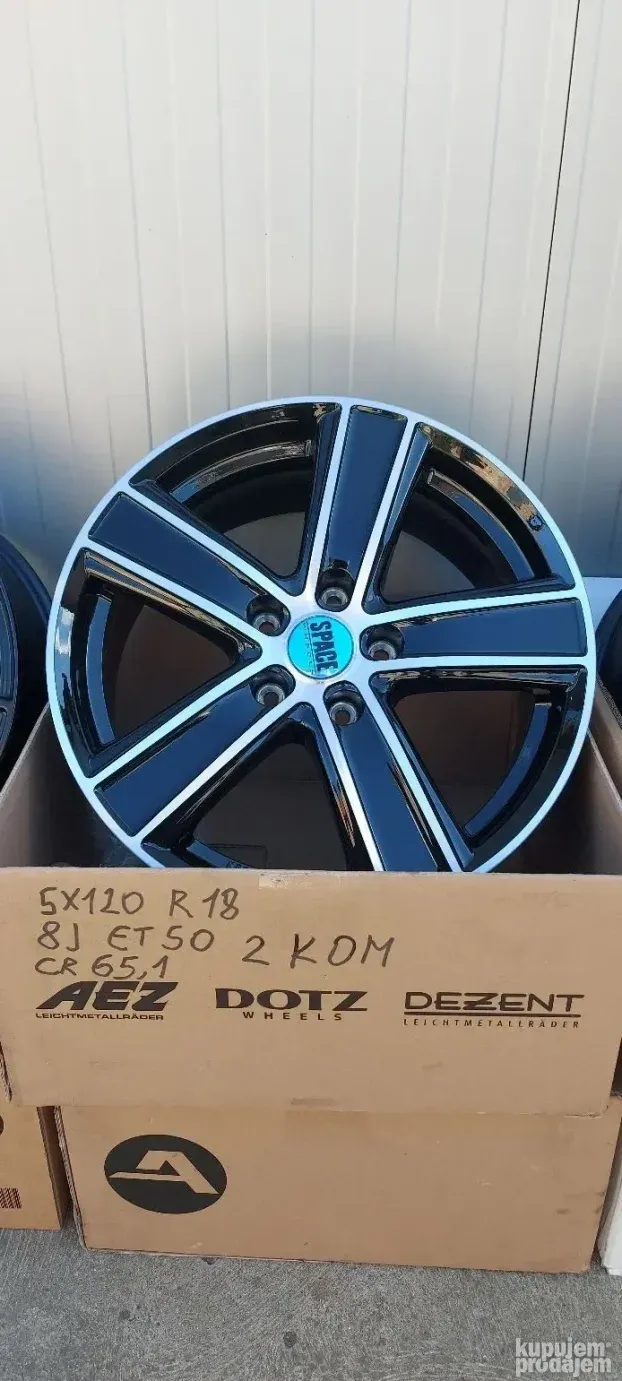 felna 5x120 r 18 komad raspar NOVO - KupujemProdajem