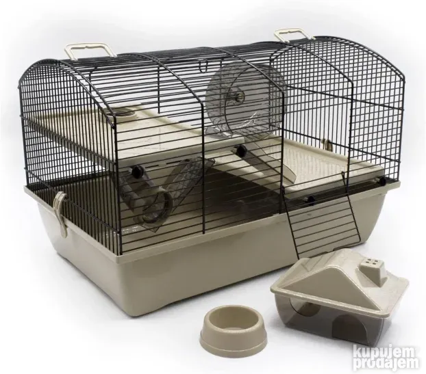 Victor 2 Plus kavez za male glodare, bež, pr. 50x33x33cm - KupujemProdajem