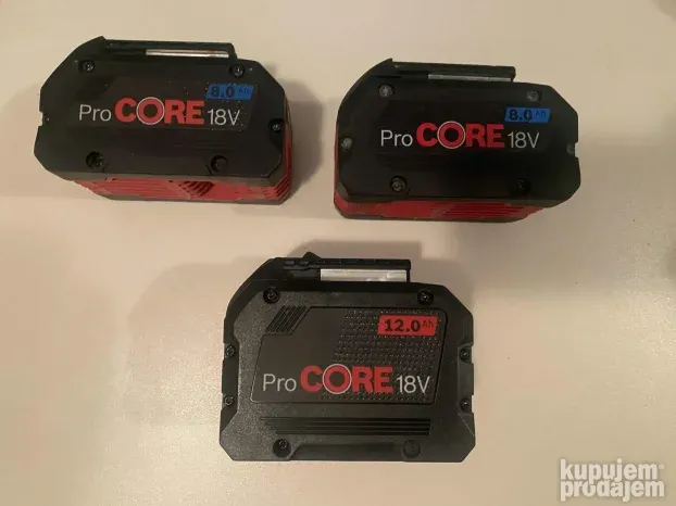 Bosch ProCore 8 i 12Ah , makita , hilti i dewalt baterije - KupujemProdajem