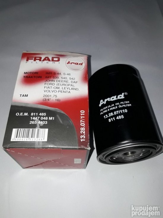 Filter ulja rakovica 65 FRAD - KupujemProdajem