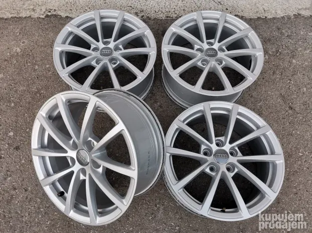 Audi alu felne 17 5x112 ORIGINAL A6 A4 A5 A7 A8 Q5 NOVO P - KupujemProdajem
