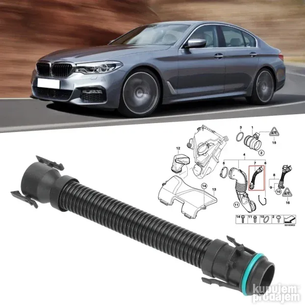 BMW N47 N57 13717803842 Crevo iberlaufa (NOVO) AKCIJA - KupujemProdajem