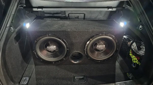 Audio system Krypton 1000w rms x2 auto woofer sa kutijom - KupujemProdajem