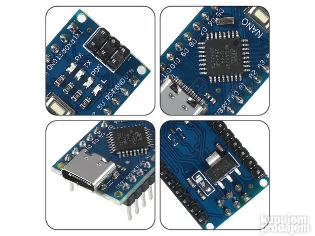 Arduino Nano v3.0 ATMega328 i USB-C konektorom - KupujemProdajem