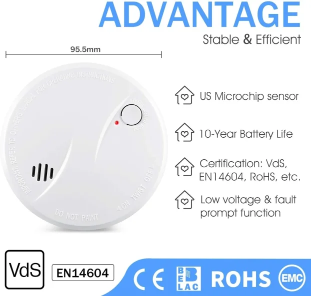 Heiman Smoke Detector 1 kom - detektor dima - KupujemProdajem