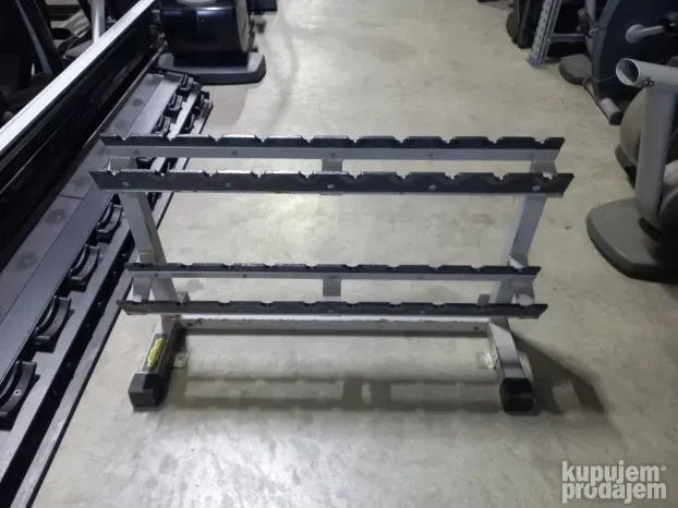 Technogym Isotonic Dumbbell Rack -Stalak za Hromirane Bučice ...