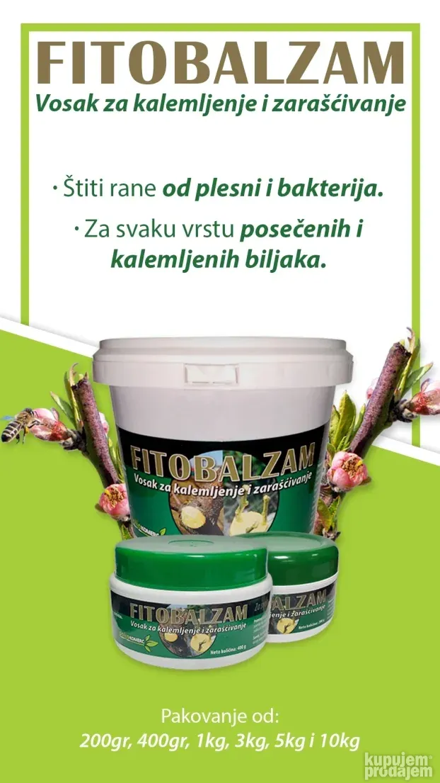 Fitobalzam 5kg kalemarski vosak - KupujemProdajem