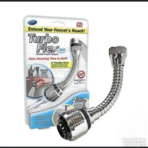 Nastavak slavine 2u1/turbo flex nastavak slavine - KupujemProdajem
