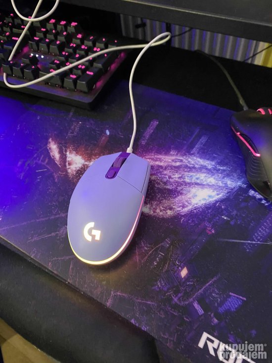 Logitech g102 Lightsync plavi / purple RGB mis - KupujemProdajem