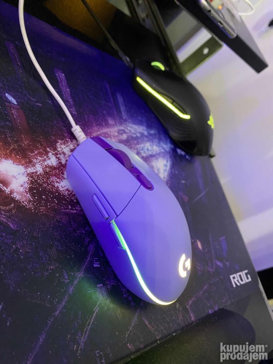 Logitech g102 Lightsync plavi / purple RGB mis - KupujemProdajem