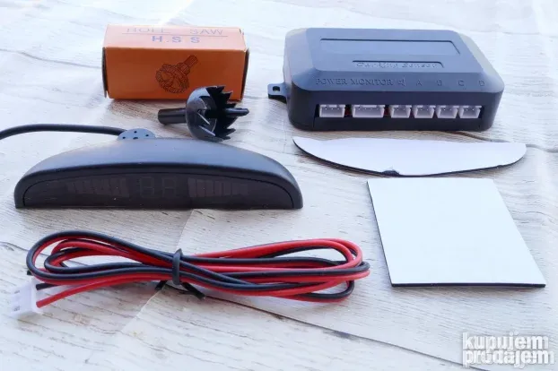 Parking senzor sa ekranom PISTAVAC - Sivi - KupujemProdajem