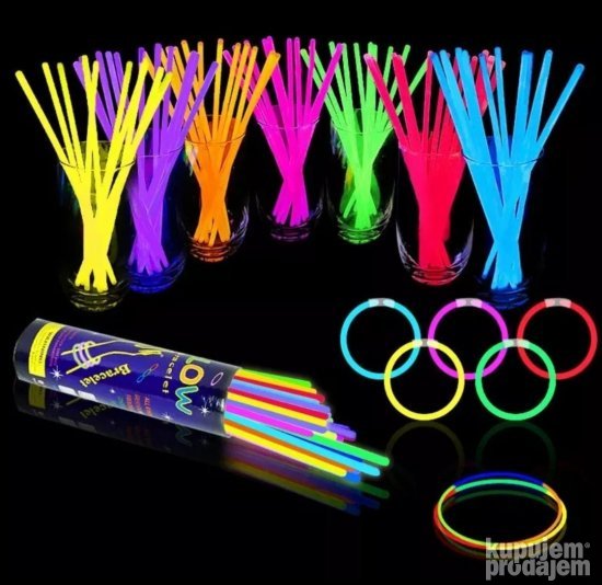 Svetleci stapici - Narukvice 15kom. - KupujemProdajem