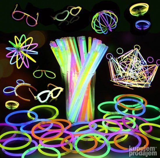 Svetleci stapici - Narukvice 15kom. - KupujemProdajem