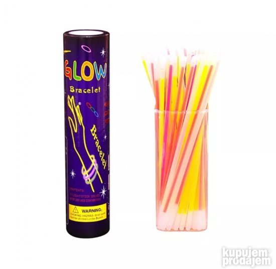 Svetleci stapici - Narukvice 15kom. - KupujemProdajem